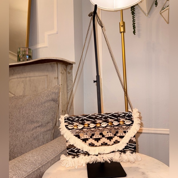 Express | Bags | Express Boho Beaded Envelope Clutch Crossbody Bag Nwot ...